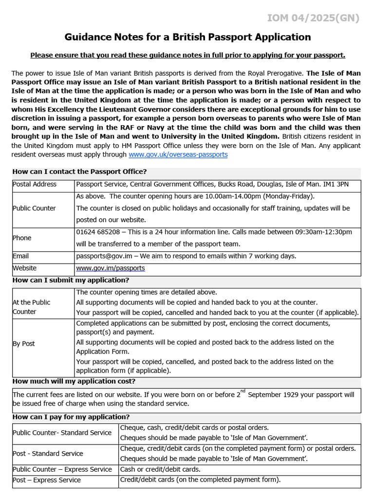 2025 04 10 Guidance Notes | PDF | Credit Card | Payments
