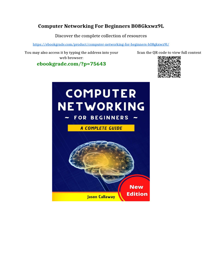 Computer Networking for Beginners B08GKXWZ9L digital download | PDF ...