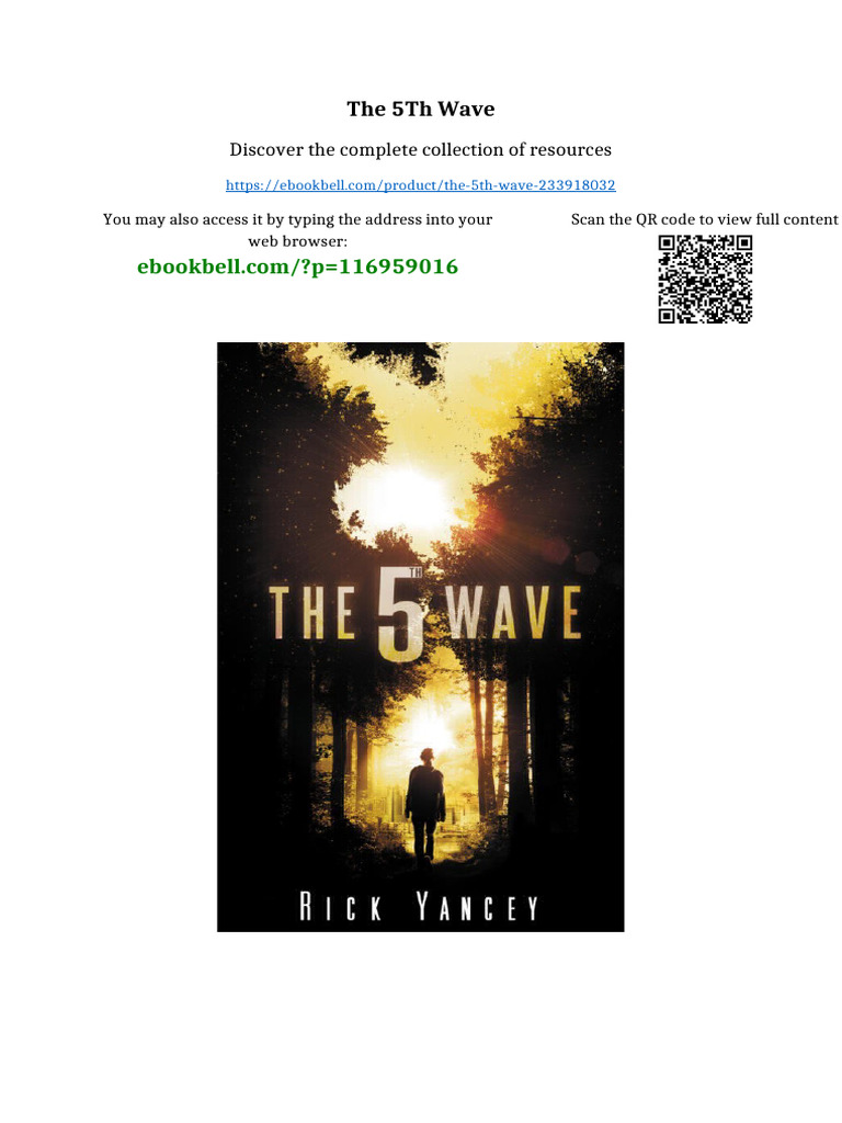 The 5th Wave PDF Available | PDF | Property