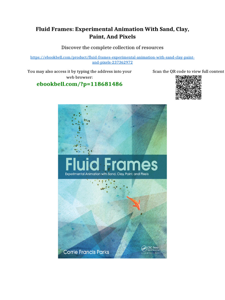 Fluid Frames: Experimental Animation with Sand, Clay, Paint, and Pixels ...