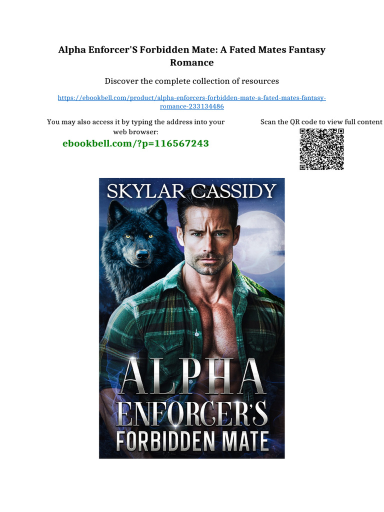 Alpha Enforcer's Forbidden Mate: A Fated Mates Fantasy Romance Latest ...
