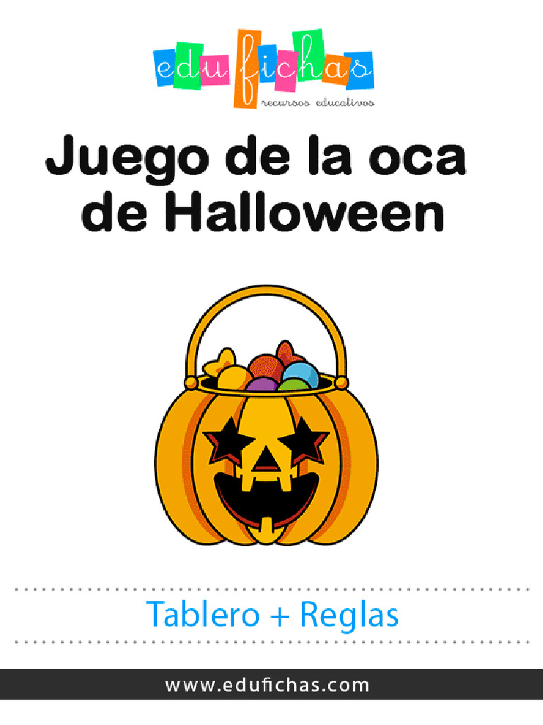 Juego de La Oca Halloween Edufichas | PDF