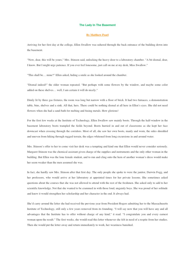 The Lady in The Basement | PDF