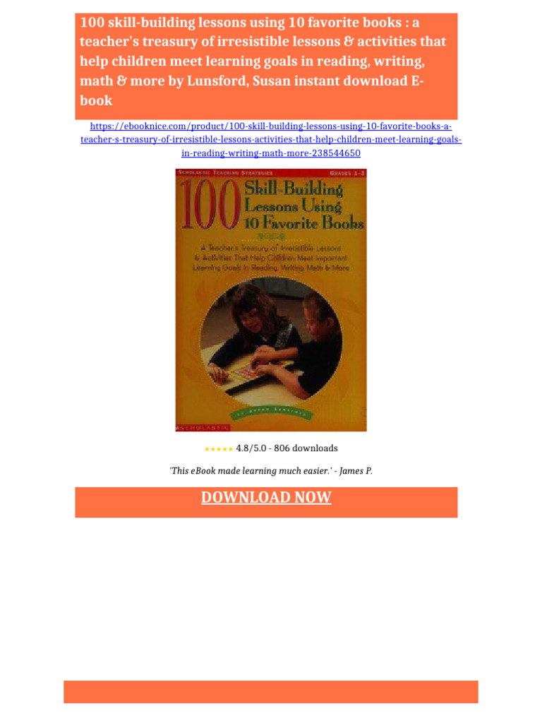 100 skill-building lessons using 10 favorite books : a teacher's ...