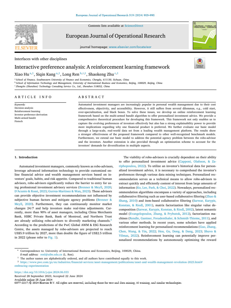 Interactive Preference Analysis | PDF | Deep Learning | Normal Distribution