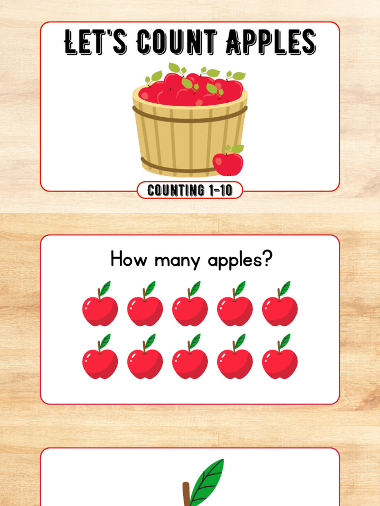 Let's Count Apples Presentation | PDF