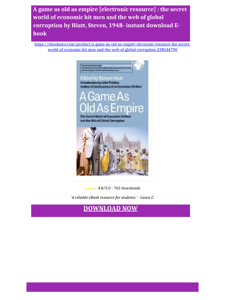 A game as old as empire [electronic resource] : the secret world of ...