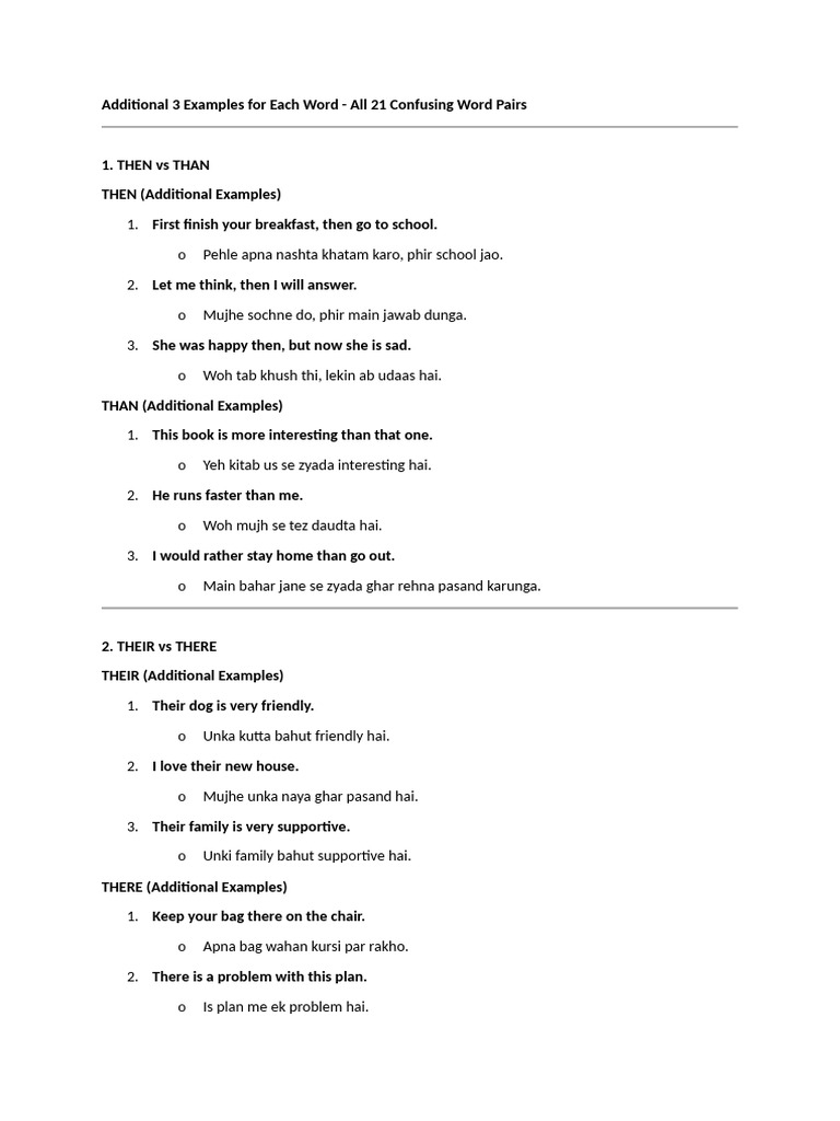 Confusing_Words_Additional_Examples_lyst1768239496820 | PDF