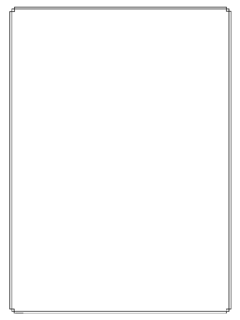 White and Black Minimalist Simple Page Border | PDF