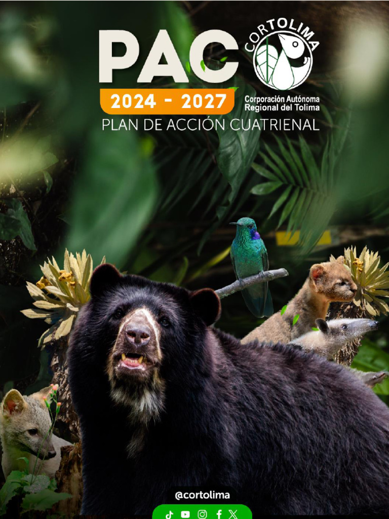 PAC Cortolima 2024 - 2027 | PDF | Sustentabilidad | Desarrollo sostenible