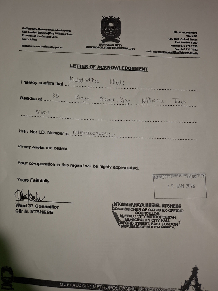 Proof of Residence | PDF