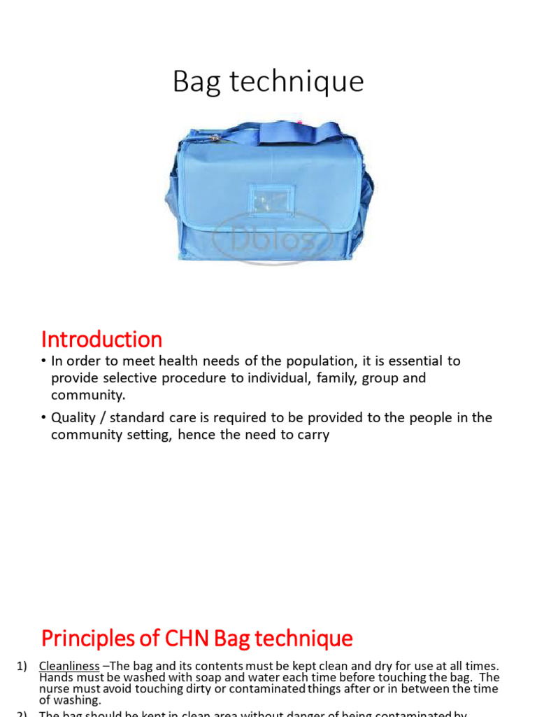 CHN Bag | PDF | Hand Washing