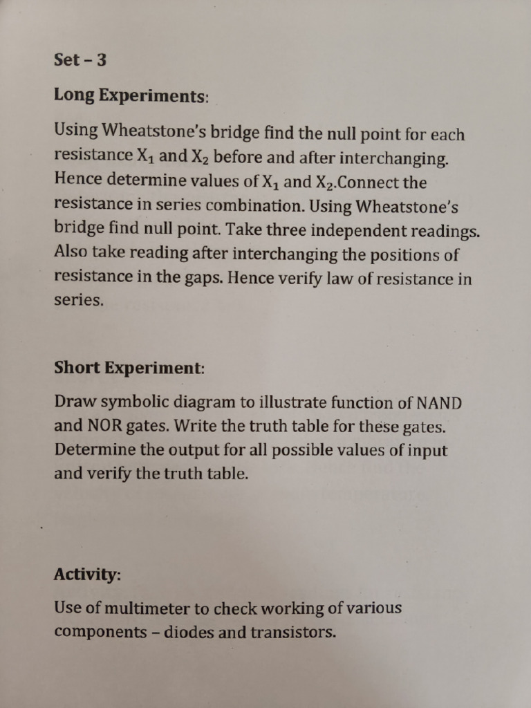 Physics Set 3 | PDF