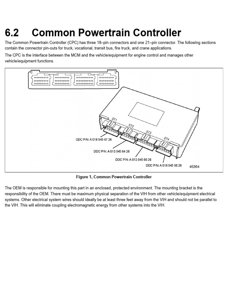 Common Powertrain Controller | PDF | Electrical Connector | Electrical ...