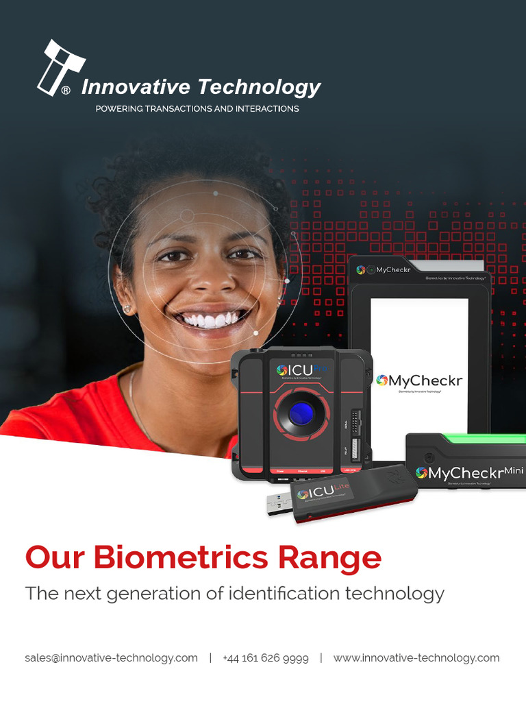 Biometrics Range | PDF | Biometrics | Information Technology