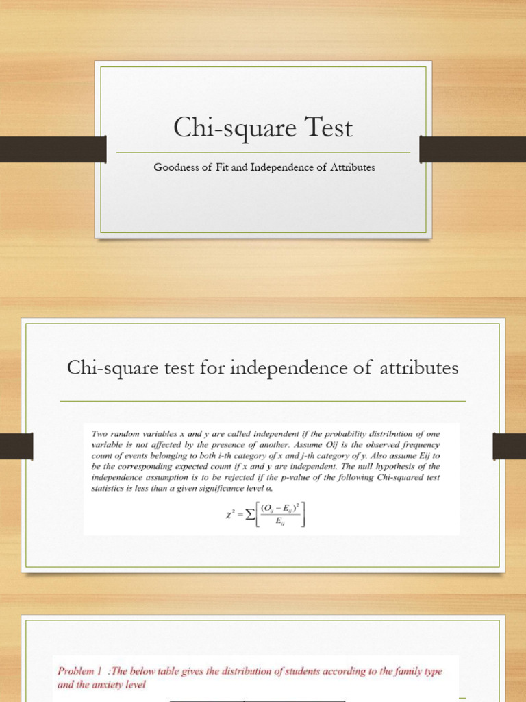 Chi-Square Test: Experiment-9 Applying The Chi-Square Test For Goodness ...