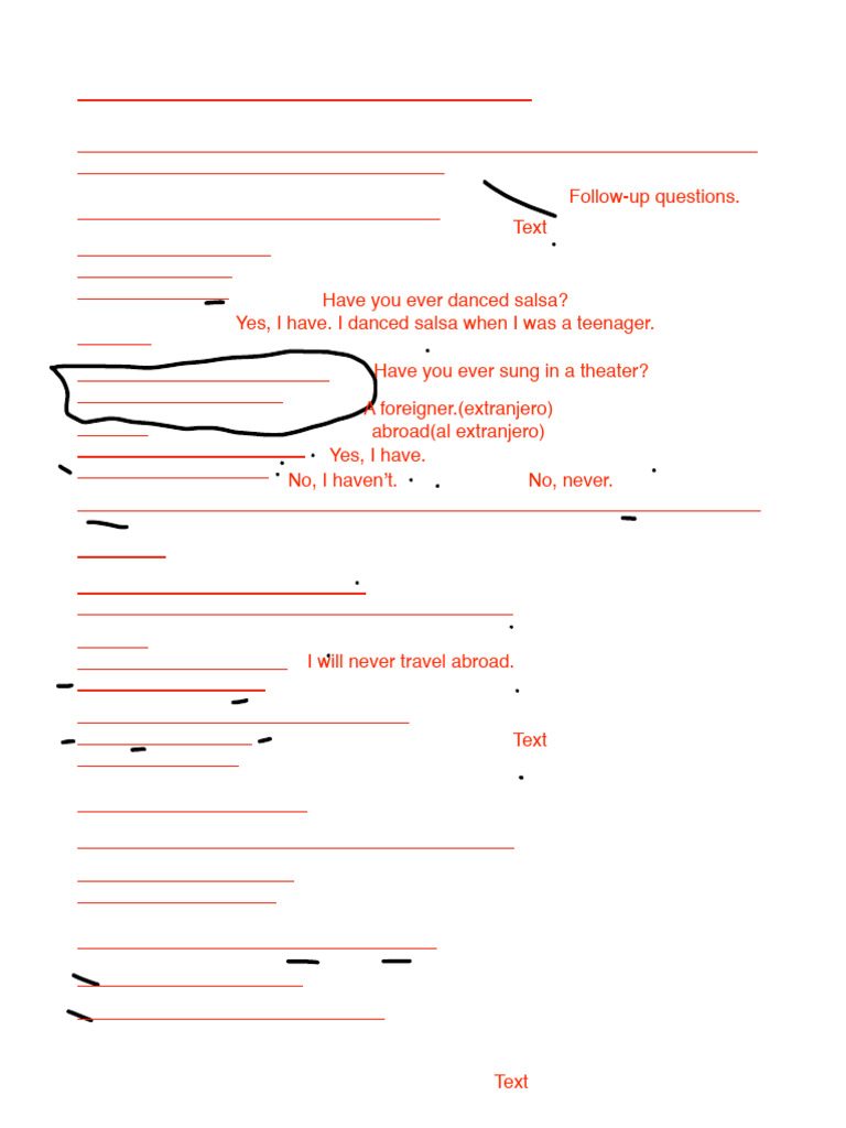 Ever and Never Present Perfect | PDF