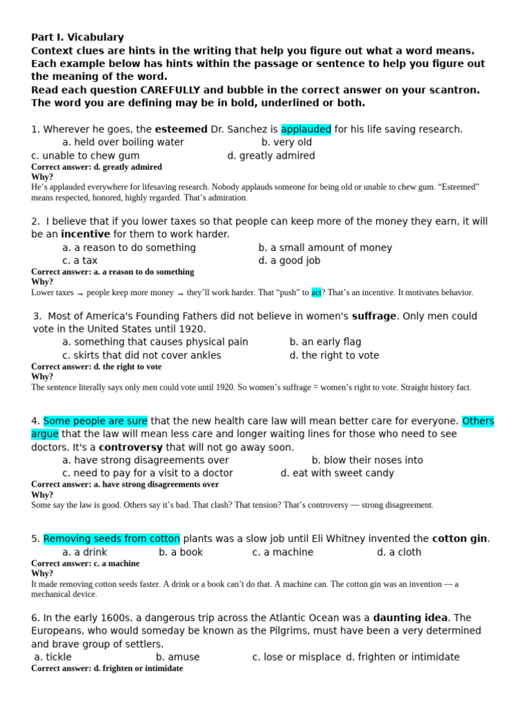 Worksheet 2 W: Ans | PDF | Metaphor