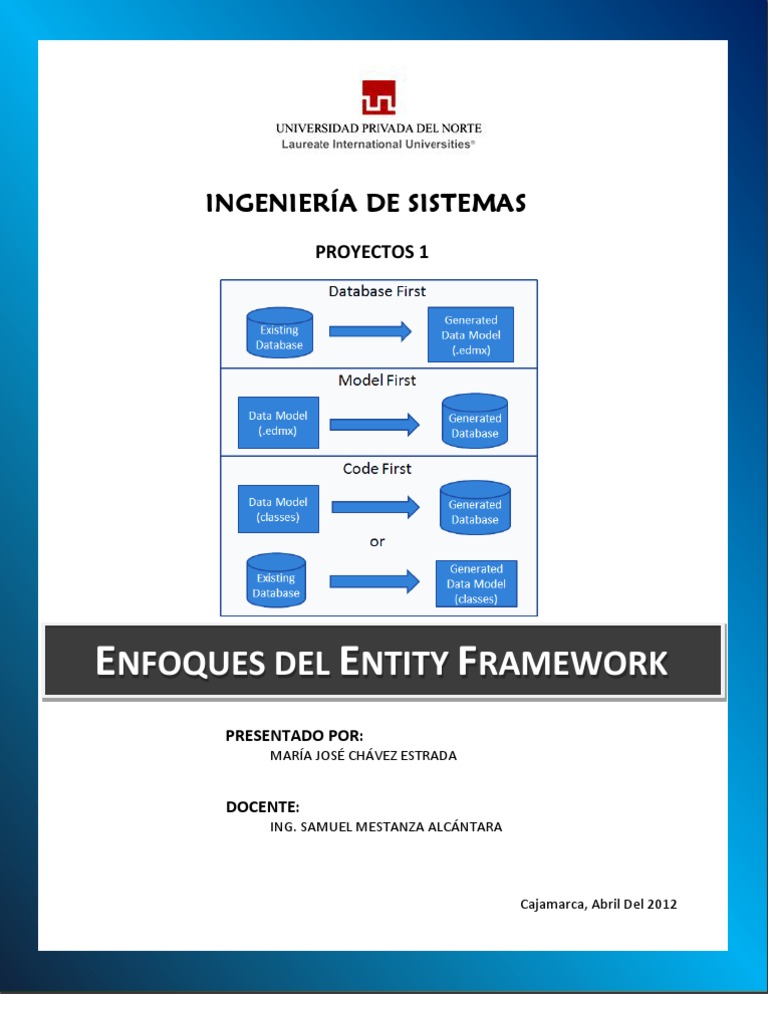 Enfoques del Entity Framework | PDF | Marco de software | SQL