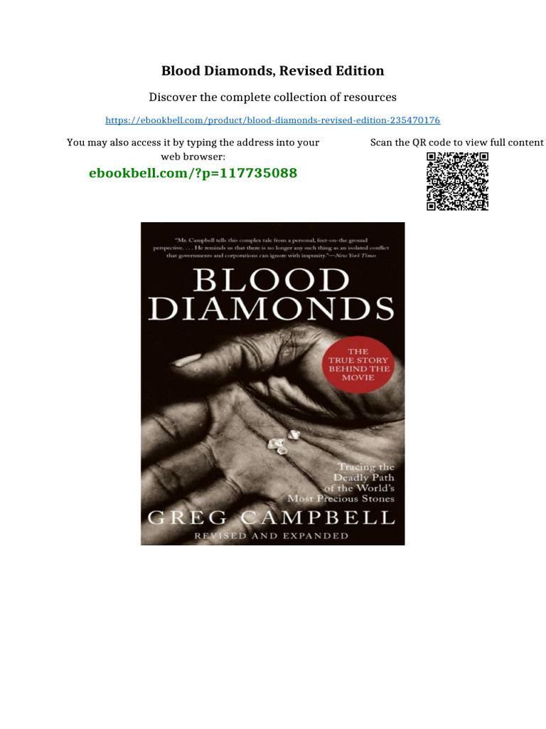 Blood Diamonds, Revised Edition Digital Download | PDF | Intellectual ...