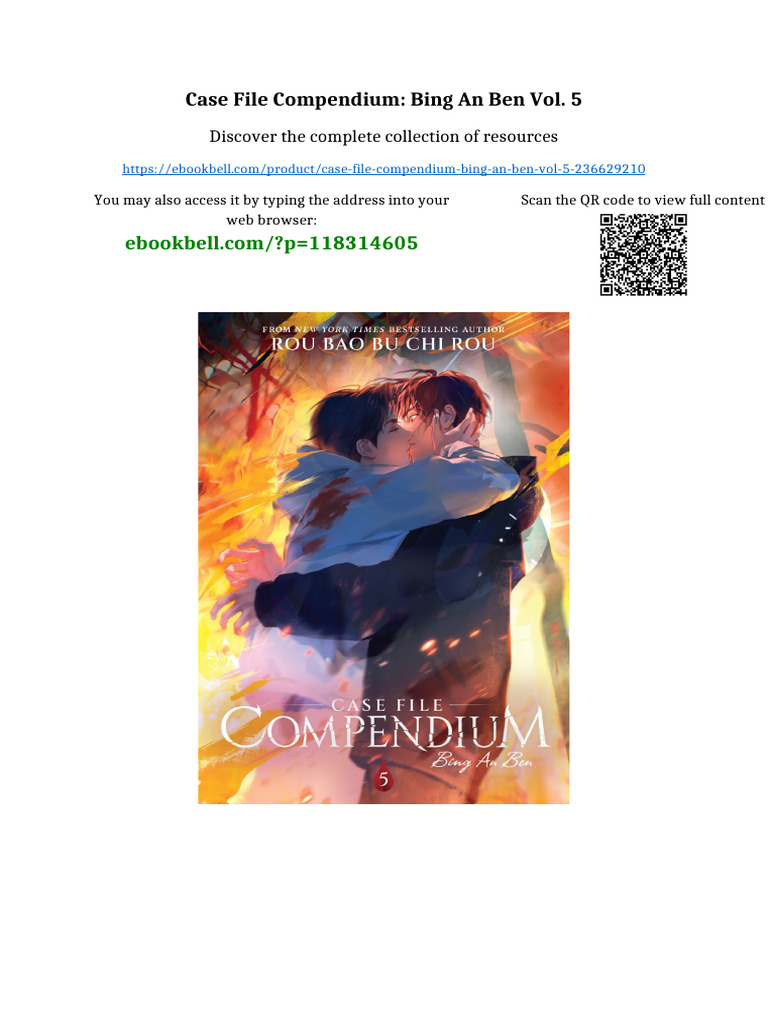 Case File Compendium: Bing An Ben Vol. 5 Online Version | PDF ...