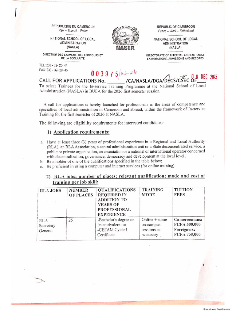 Call For Applications IST5 | PDF