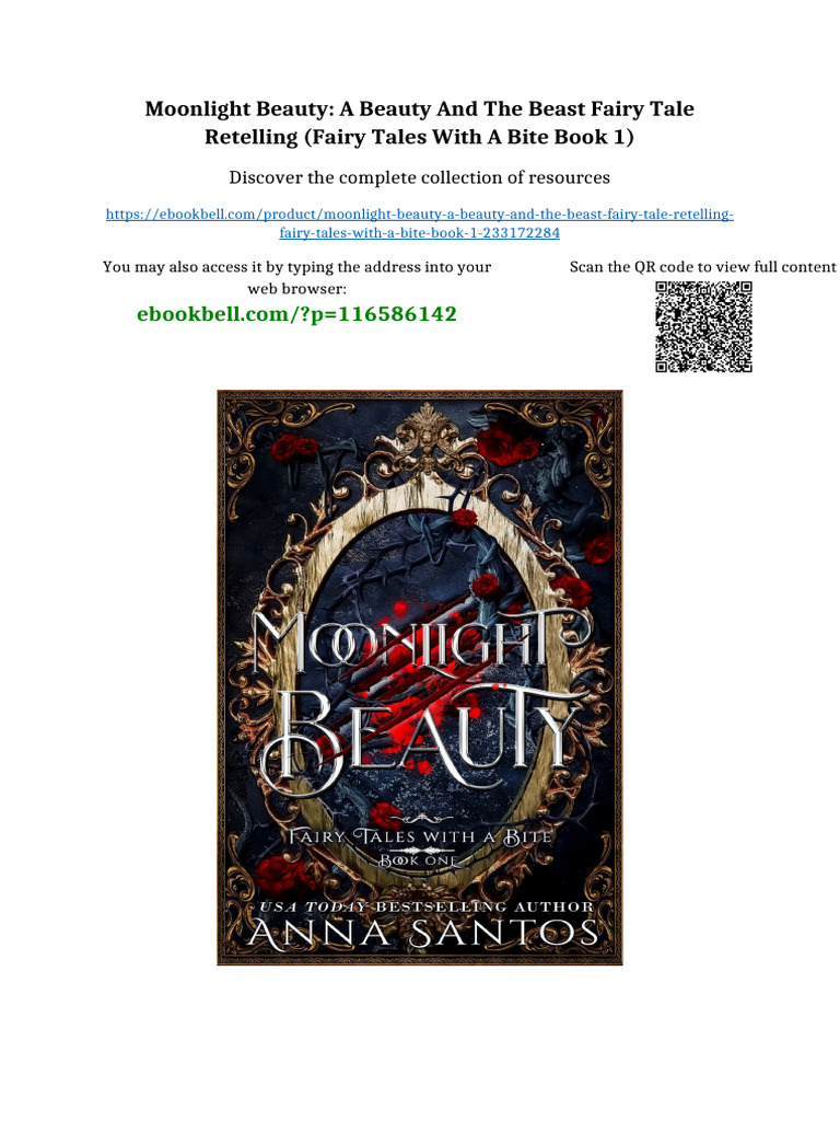 Moonlight Beauty: A Beauty and the Beast Fairy Tale Retelling (Fairy ...
