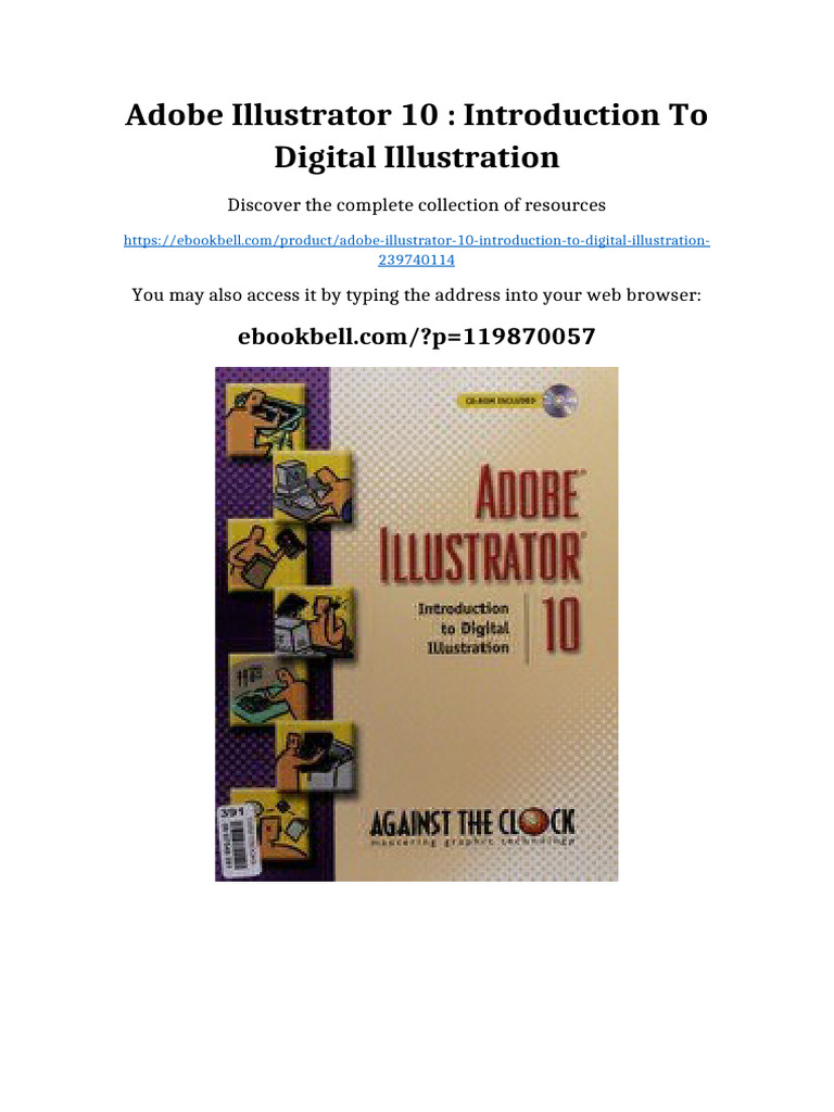 Adobe Illustrator 10: Introduction To Digital Illustration Digital ...