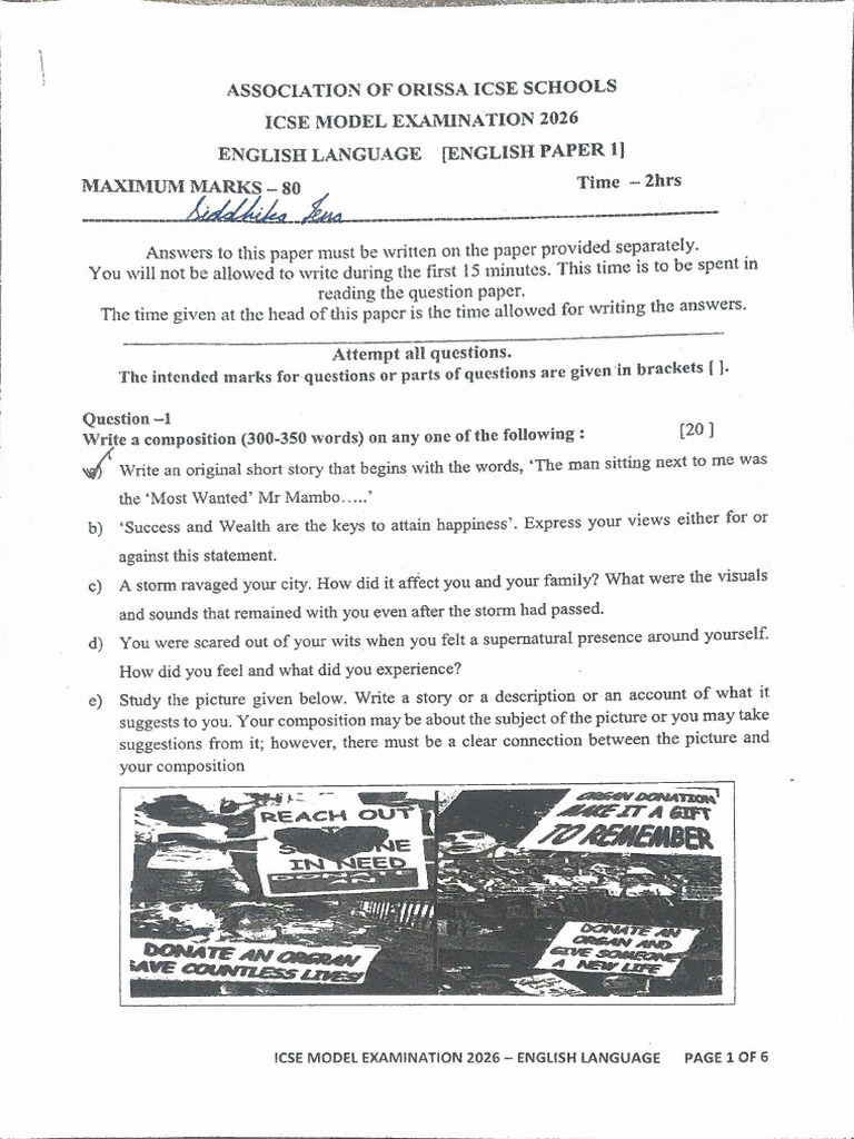 25-26 X Eng Lang AO | PDF