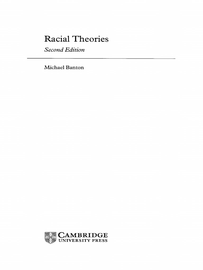 Banton Racial Theories | PDF