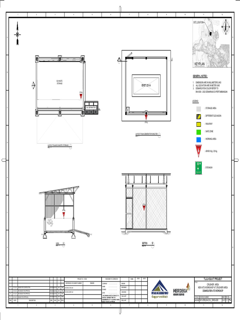 501-CRQ.01-CVL_DWG-029_0_Workshop Demarkasi-2 | PDF