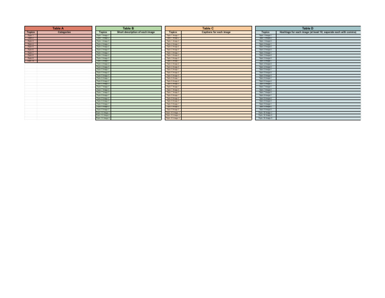 Make COPY - Instagram 30 Days of Content - Sheet1 | PDF
