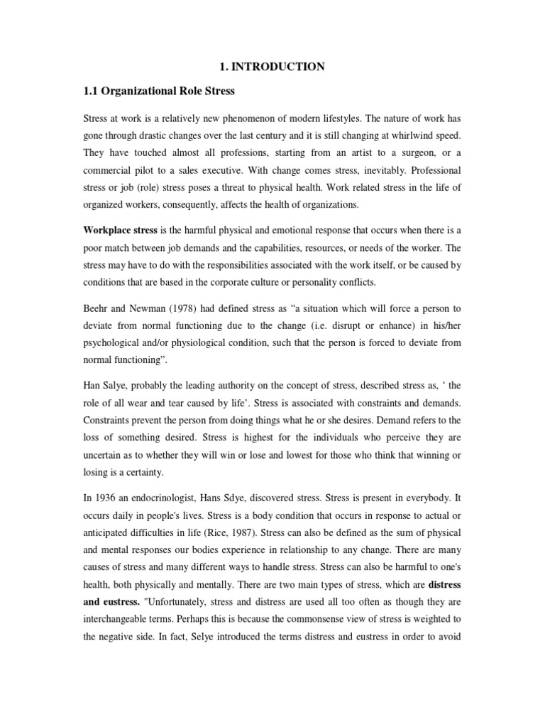 Stress and Job Satisfaction | PDF | Job Satisfaction | Occupational Stress