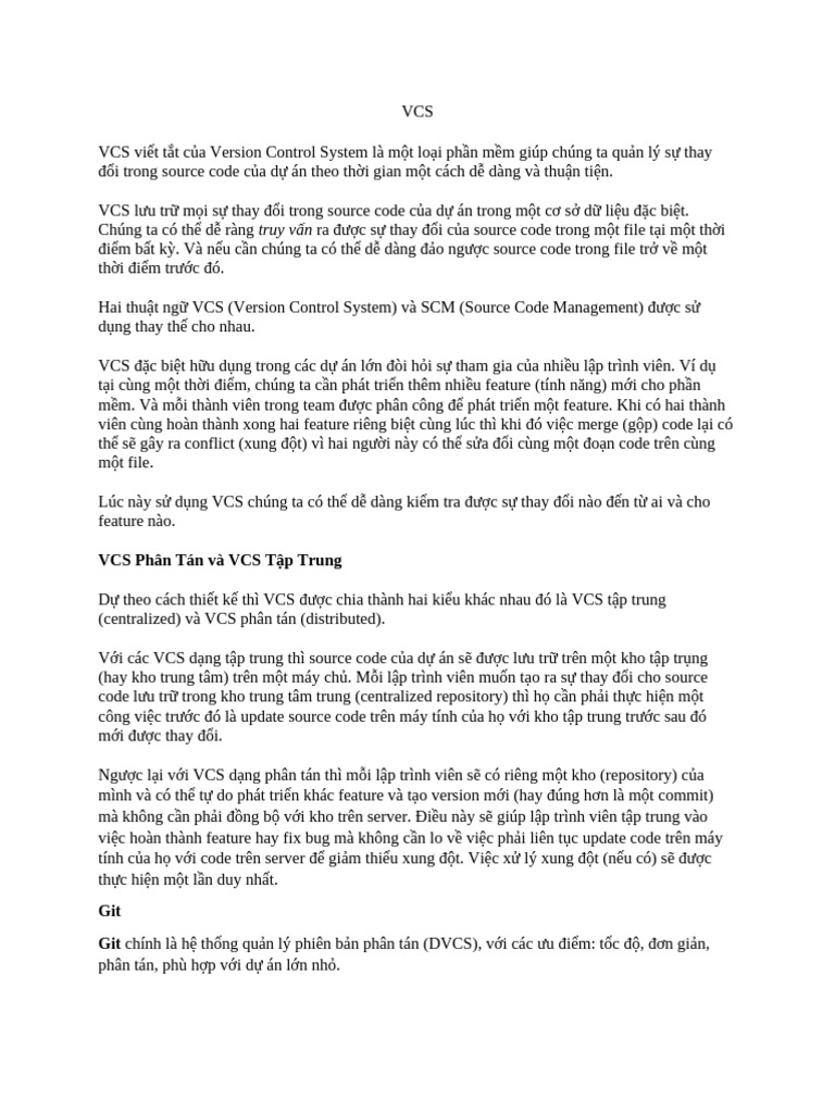 2. VCS | PDF