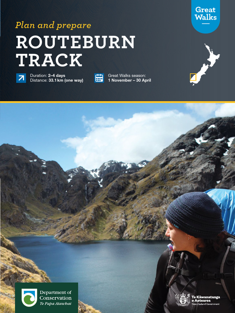 Routeburn Track Brochure | PDF | Geomorphology | Physiographic Divisions