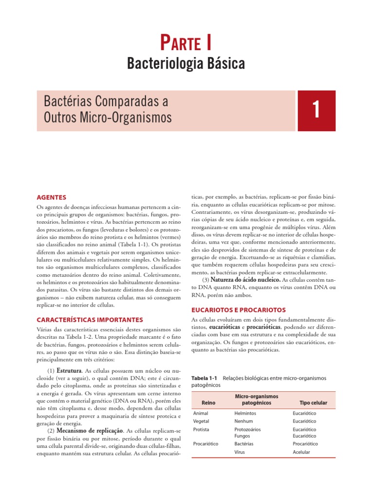 Cap - 01 Microbiologia Médica e Imunologia | PDF | Célula (Biologia ...