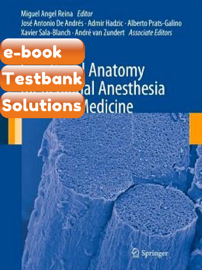 Testbank Atlas of Functional Anatomy for Regional Anesthesia and Pain ...