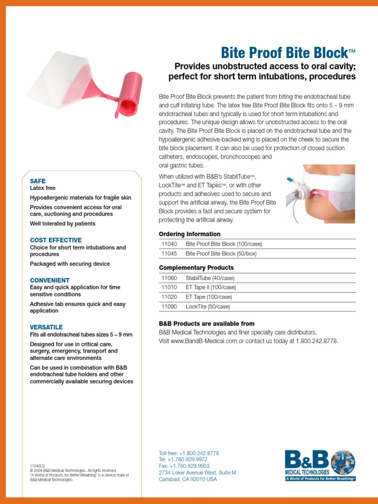 Carestream-B-B-Medical-Bite-Proof-Bite-Block | PDF | Clinical Medicine ...