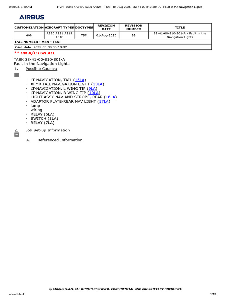 HVN - A318 _ A319 _ A320 _ A321 - TSM - 01-Aug-2025 - 33-41-00-810-801 ...