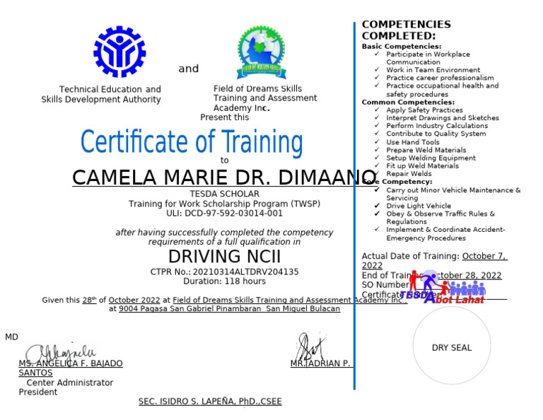 Dimaano, Camela Marie Dr. | PDF | Safety