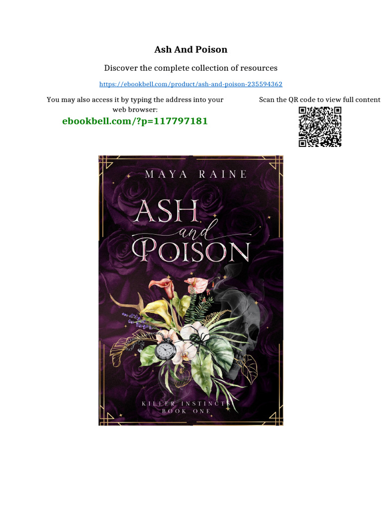 Ash and Poison Online PDF | PDF | Intellectual Property | Property