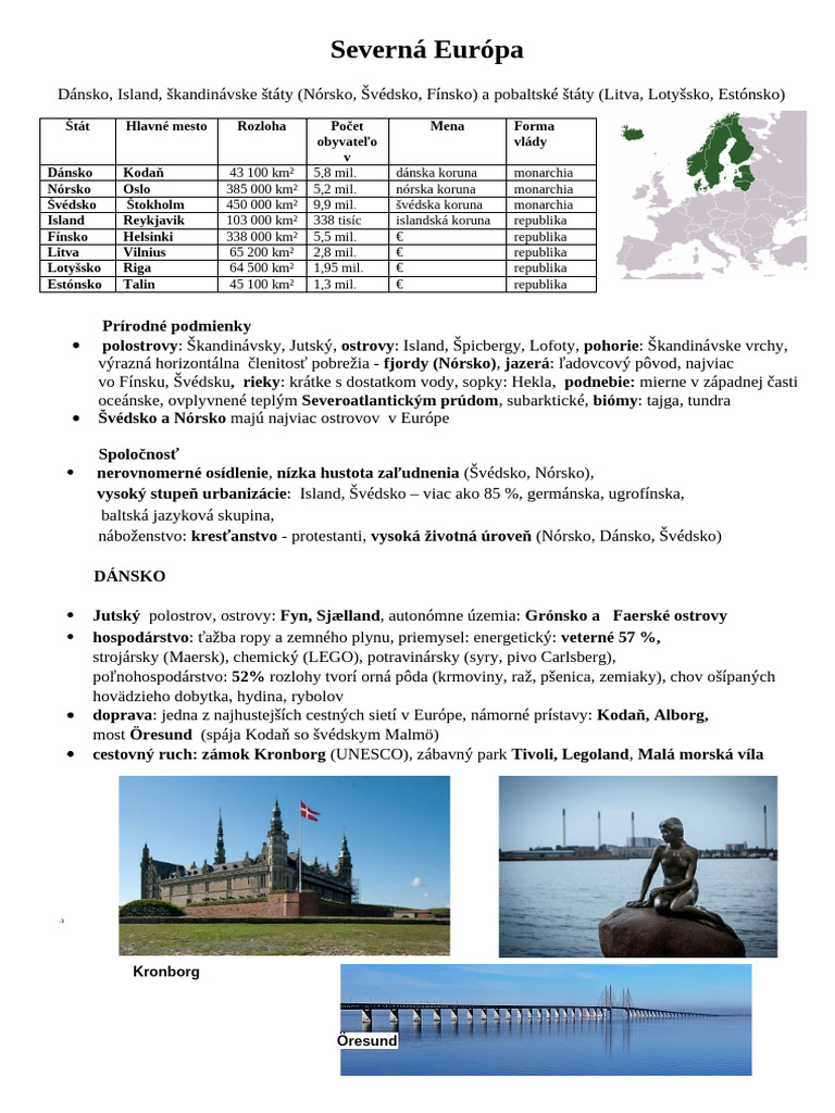 Severná Európa | PDF