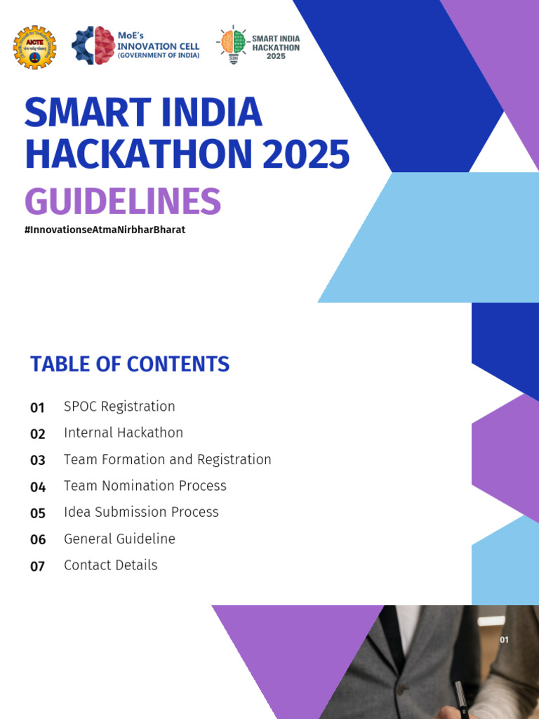 SIH2025 Guidelines College SPOC Updated | PDF | Computing