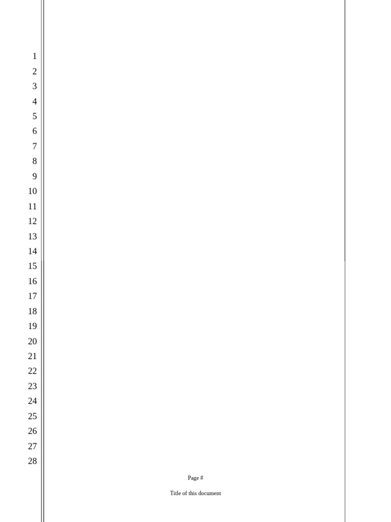 MS Word Pleading Paper 2024 | PDF