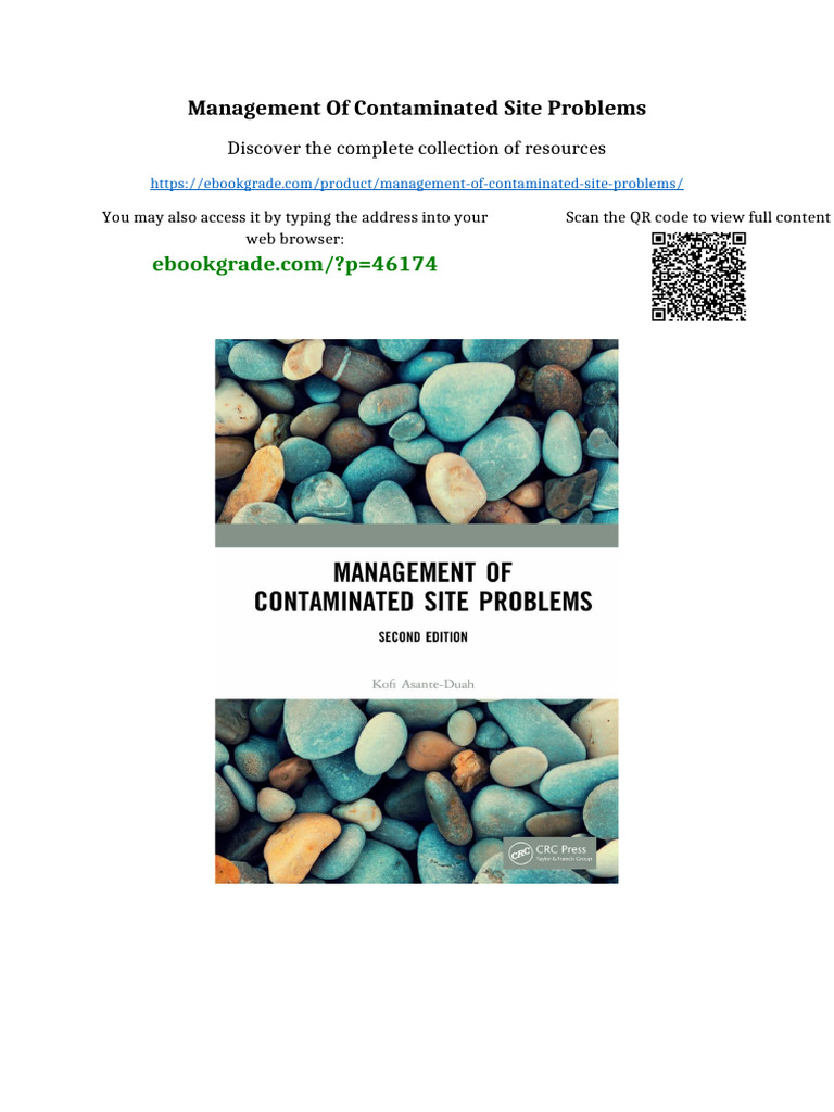 Management of Contaminated Site Problems full | PDF | Newspapers