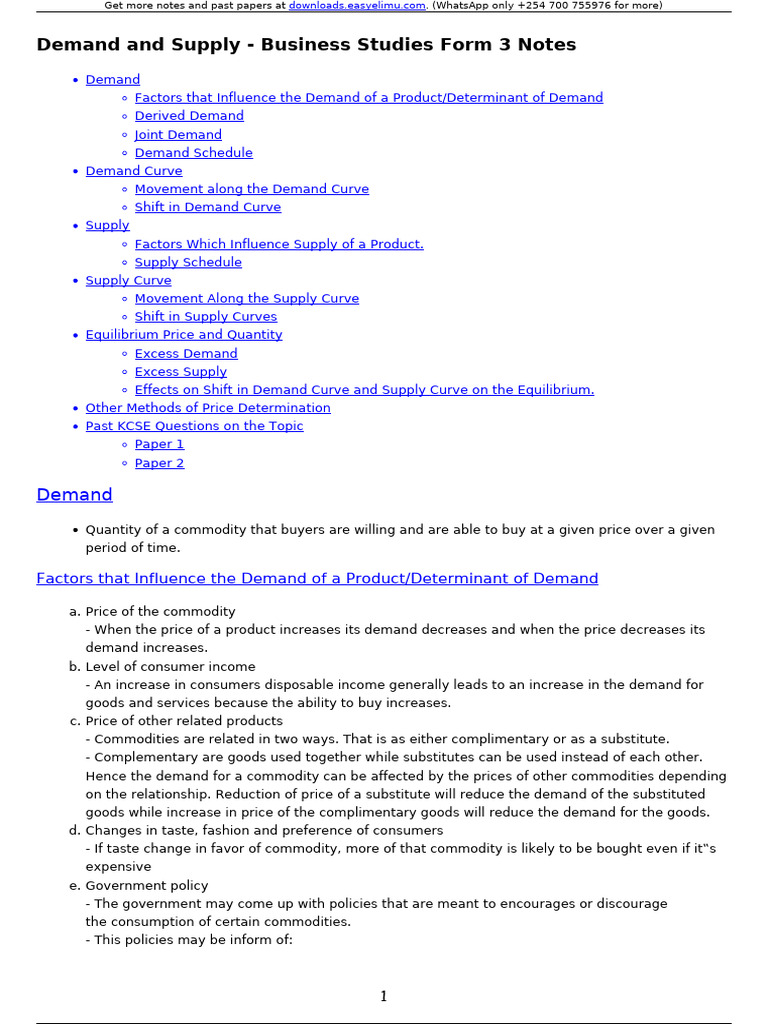 Business Form 3 | PDF | Demand | Economic Equilibrium