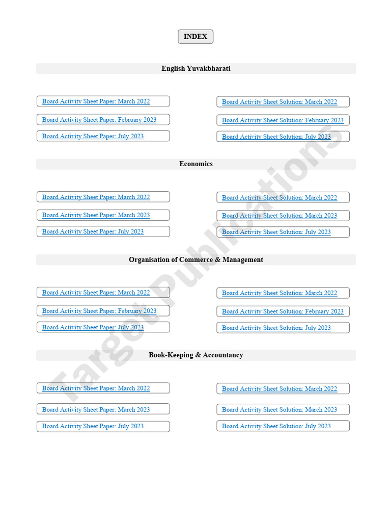 Std. 12th Commerce (EM) - All Subjects - Board Questions Paper With ...