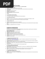 Forearm Supination ROM and MMT Guide | PDF