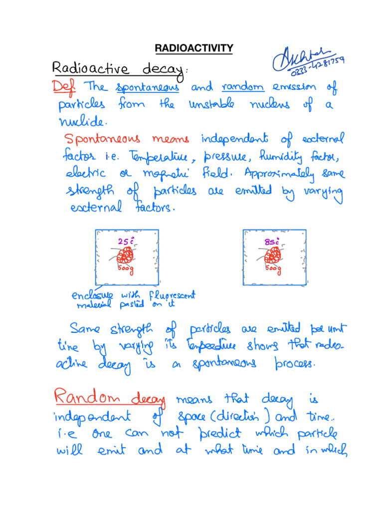 Radioactivity | PDF | Radioactive Decay | Radiation