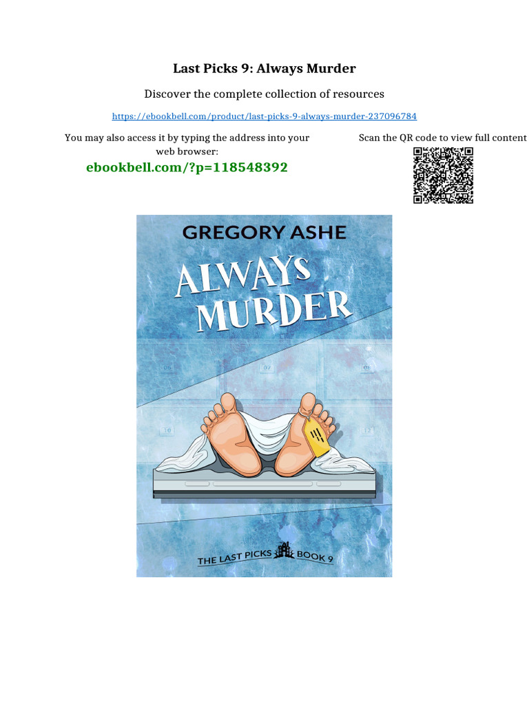 Last Picks 9: Always Murder Digital Version 2025 | PDF | Differential ...